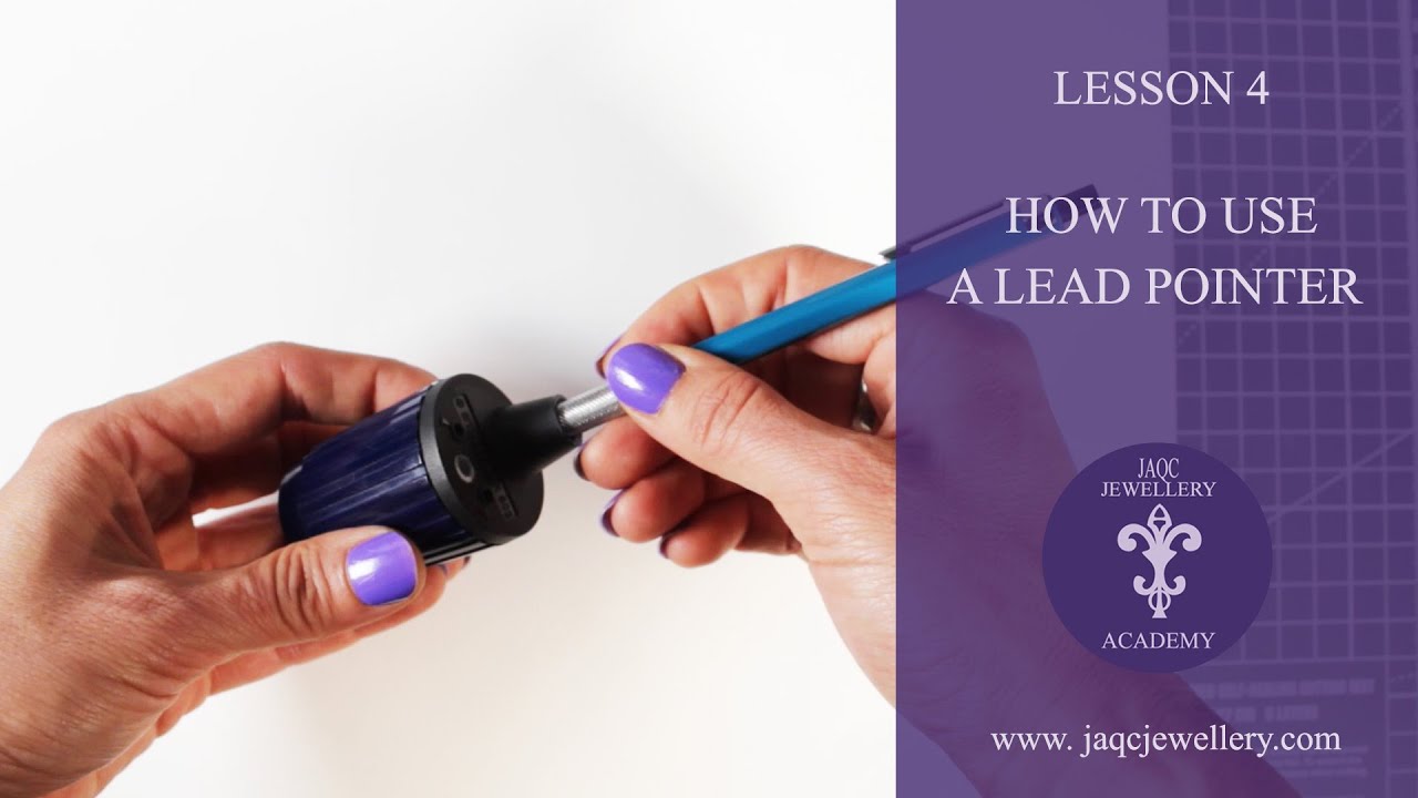 Lesson 4 - How to use a lead pointer (2mm lead) - YouTube