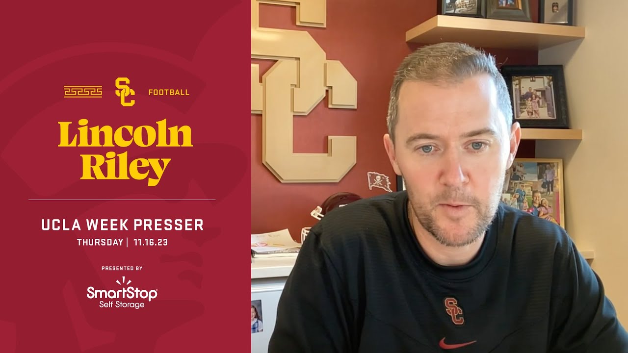 USC HC Lincoln Riley I UCLA Thursday Presser - YouTube