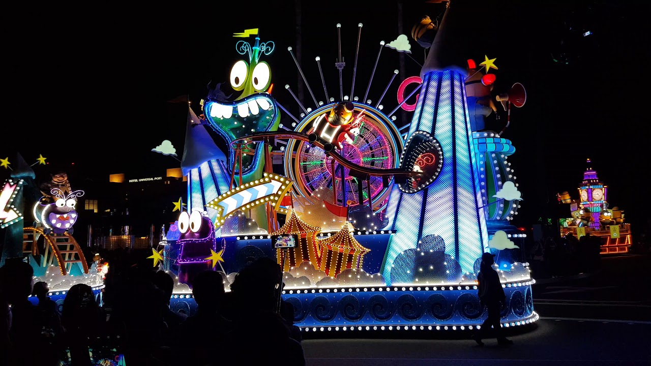Usj night parade pt-4 - YouTube