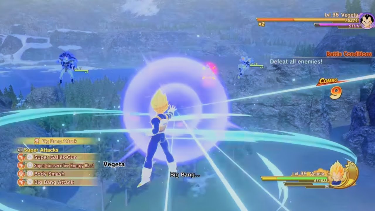 DRAGON BALL Z: KAKAROT SSJ Vegeta VS Vegeta, Raditz, Nappa Ghosts - YouTube