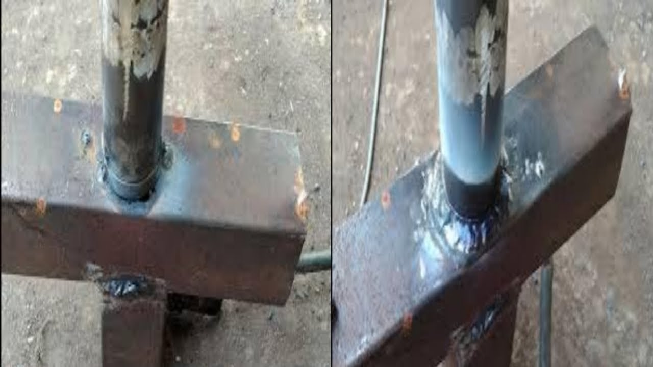 teknik pengelasan besi tabung dengan besi persegi sangat mudah dengan ...