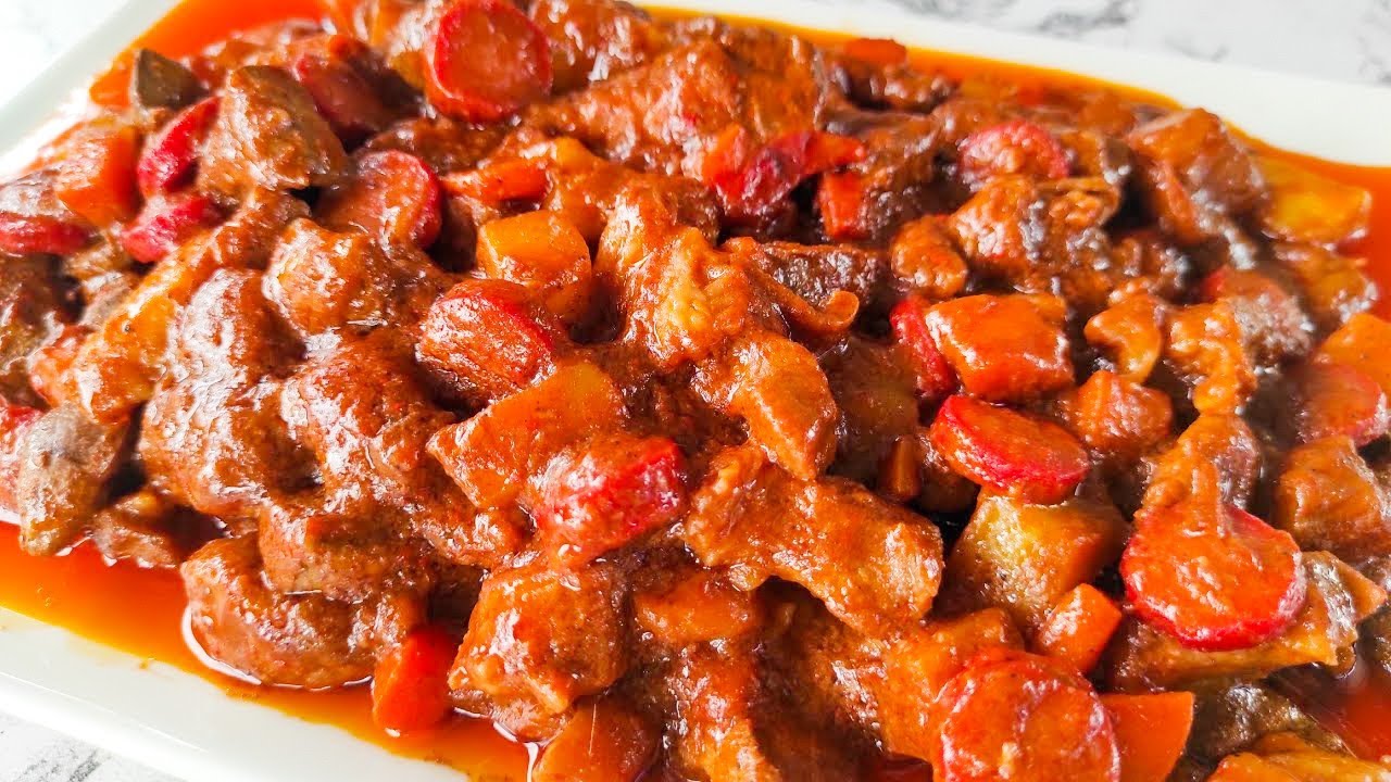 PORK MENUDO FIESTAHAN-STYLE MENUDO RECIPE | KUSINA NI INDAY | VLOG #131 ...