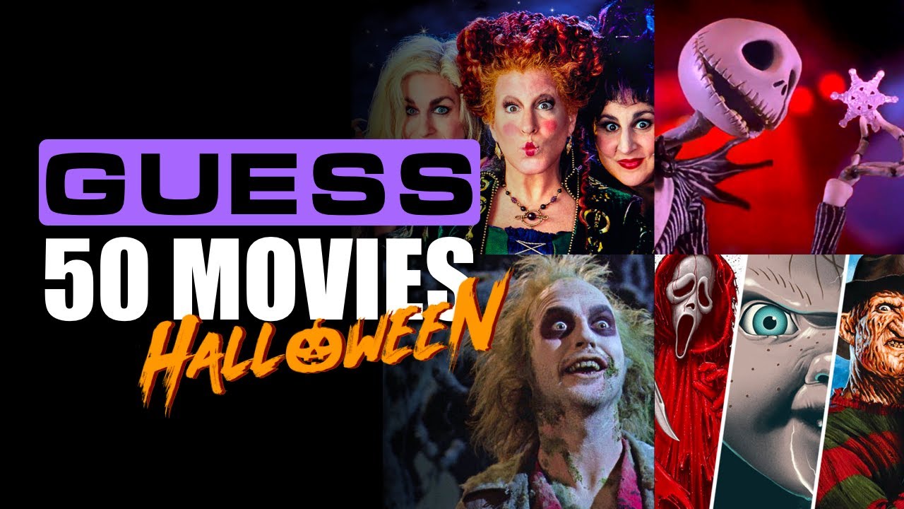 Guess 50 Halloween Movies: Let's Play and Get Spooky🎃 / Top Movies Quiz ...