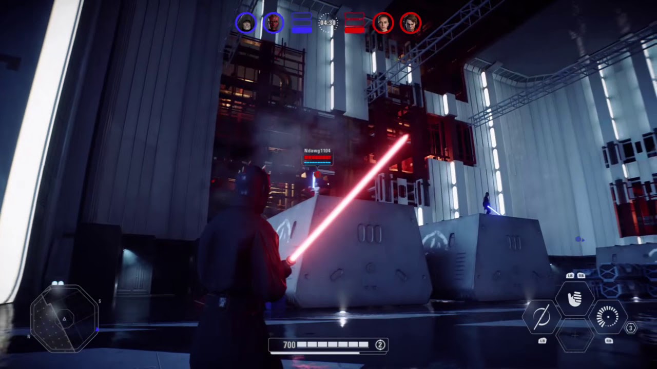 2v1 Darth Maul Vs. Anakin & Rey - Star Wars battlefront II - YouTube