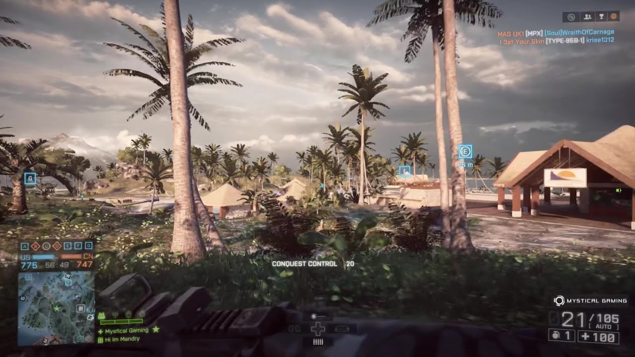 Battlefield 4 - Conquest - Operation Mortar (XBOX ONE) - YouTube