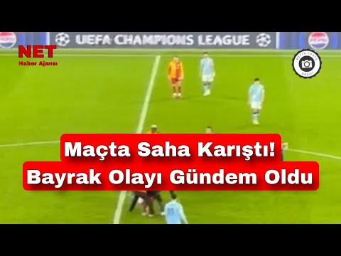 Manchester City – Galatasaray Maçında Sahaya Giren Şahıslar Kürdistan Bölgesel Yönetimi Bayrağı Açtı