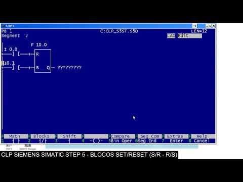 VÍDEO 18 - CLP SIEMENS SIMATIC STEP 5 - BLOCOS SET E RESET - YouTube