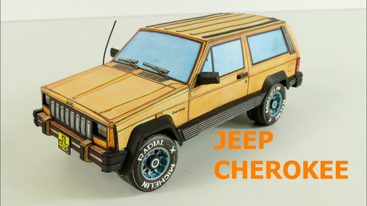 Papírový Model (Papercraft) - Jeep Cherokee - (1:24) - YouTube
