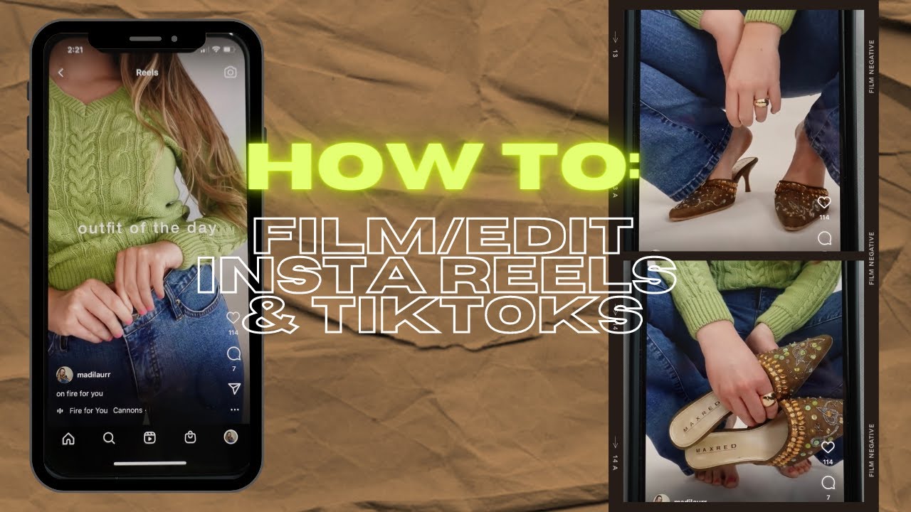 How to: Film/Edit Fashion Insta Reels & Tiktoks - YouTube