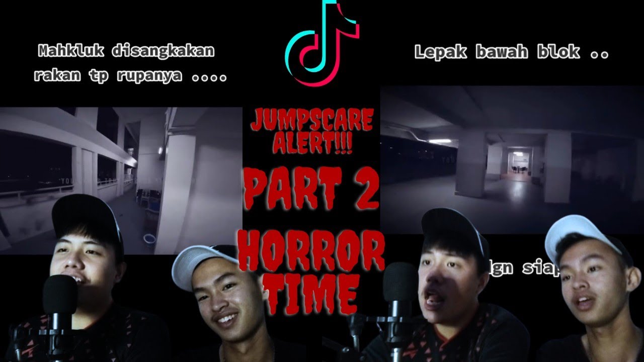 REACTION - HORROR STORY "JUMPSCARE ALERT!!!" (PART 2 HORROR) - YouTube