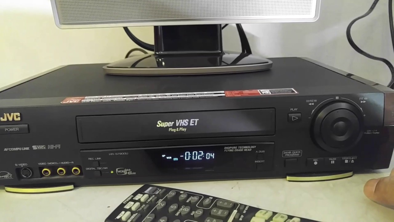 Vintage JVC HR-S7900U Video Cassette VHS Player/Recorder Demo - YouTube