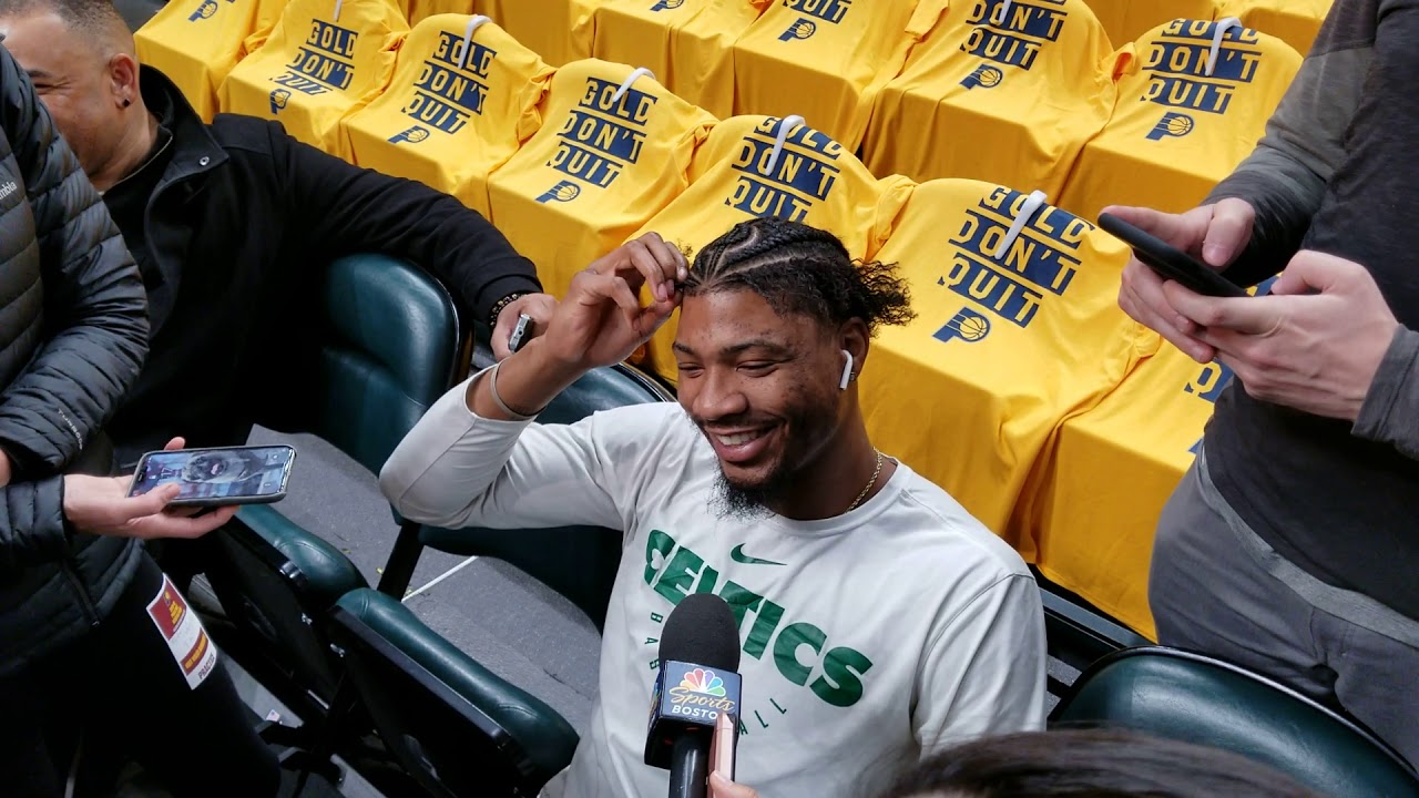 Marcus Smart says his injury felt like a Mike Tyson body blow - YouTube