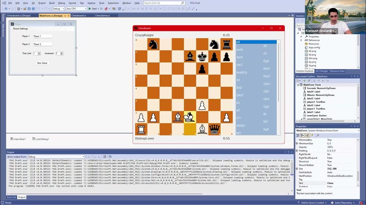 Implementing Chess Game using WinForm Applications (C# Programming) - YouTube