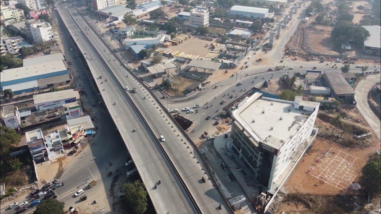 Sagar Ring Road Flyovers route overview | Drone shots | Hyderabad - YouTube