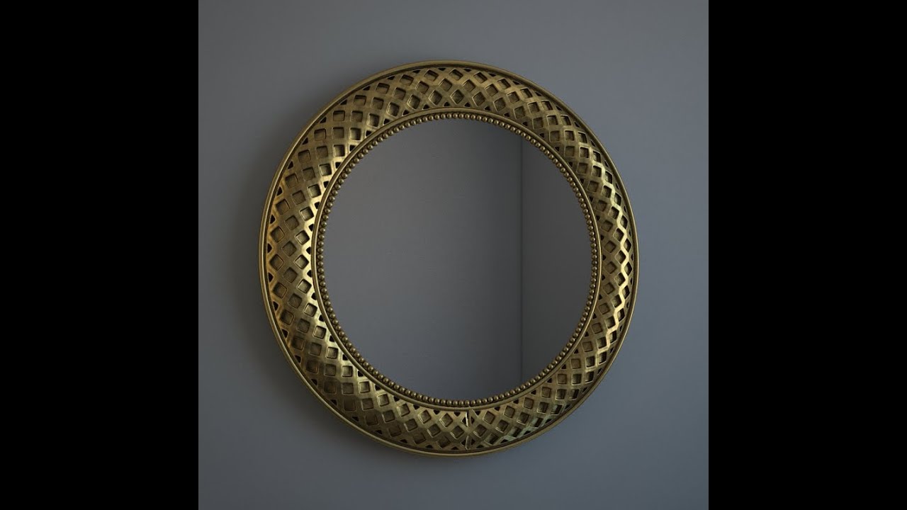 Modeling Decorative Mirror In 3ds Max YouTube modeling-decorative-mirror-in-3ds-max-youtube