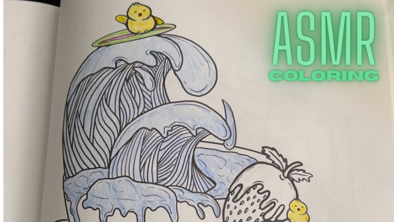 ASMR Coloring a Picture - YouTube