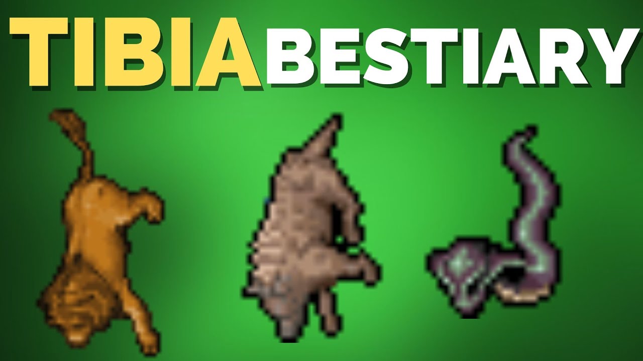 TIBIA BESTIARY Lion, Hyaena, Cobra - Ankrahmun - YouTube