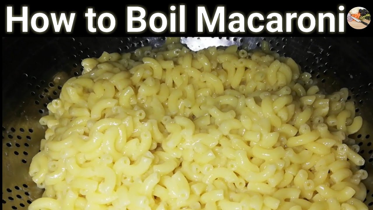 How to Boil Macaroni By Cooking with Eman Abid - YouTube