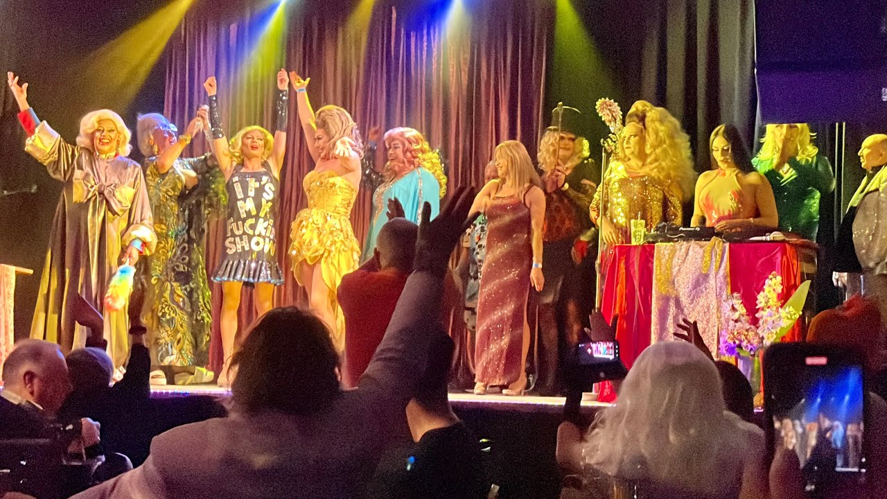 Drag Queen Polly Petrie Celebrates 70th Birthday - YouTube