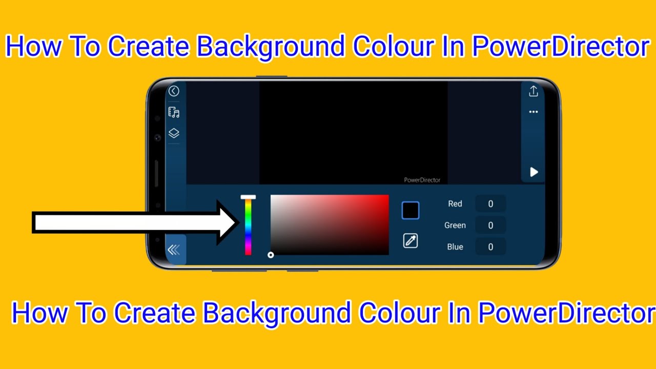 How To Create Background Colour In PowerDirector | Technical Yatharth ...