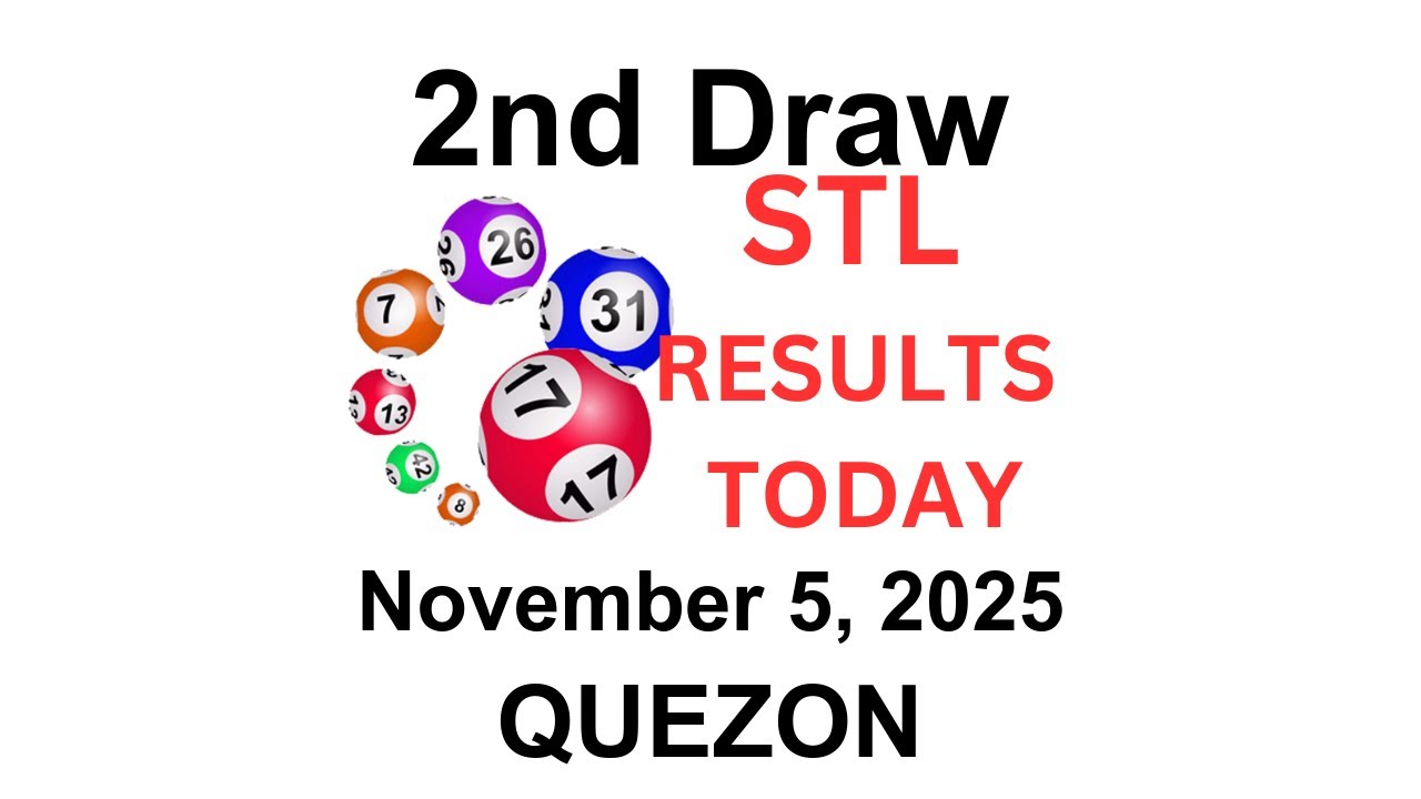 STL QUEZON Results Today - 2nd Draw November 5, 2025 - YouTube