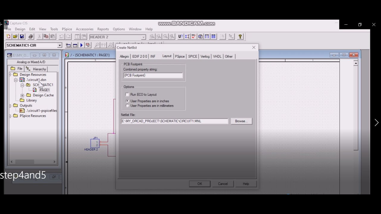 Steps 4 and 5: Orcad PCB Design| Annotate and Create Netlist - YouTube