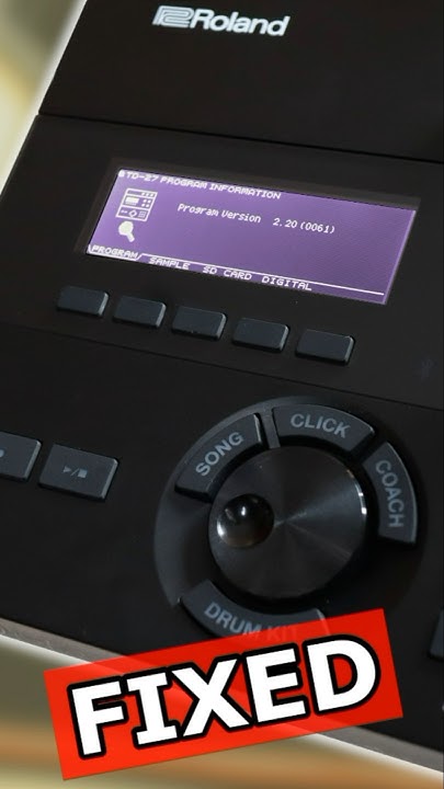 ATTENTION Roland TD-27 users! Update to v2.20 to fix custom kit bugs # ...