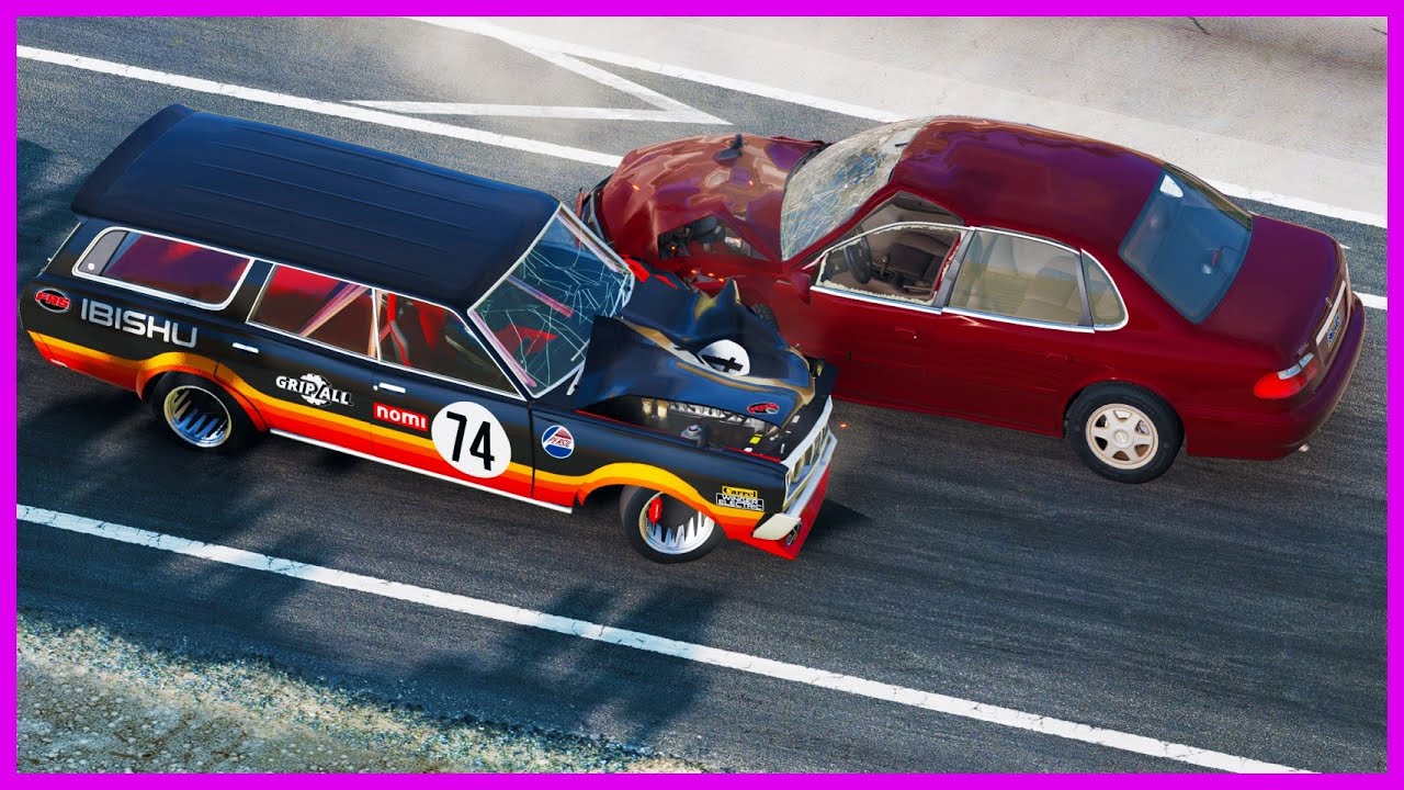 SLOW MOTION CAR CRASH !! BeamNG Drive | Crashes - YouTube