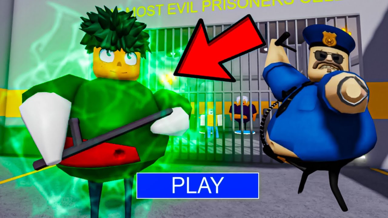 DEKU PRISON RUN OBBY (First Prison) Roblox Update Walkthrough FULL GAME ...