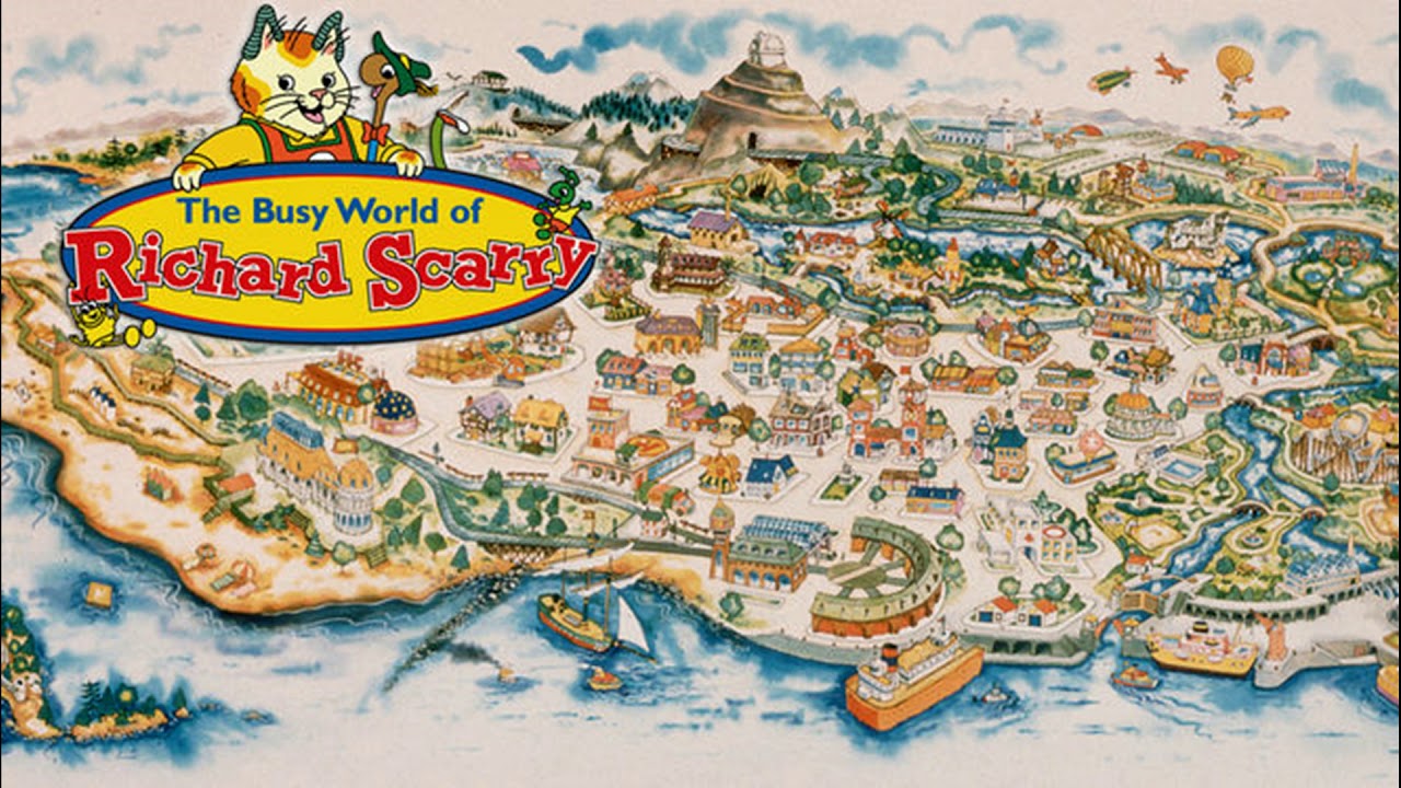 Busy World of Richard Scarry X @RealDealRaisi_K - YouTube