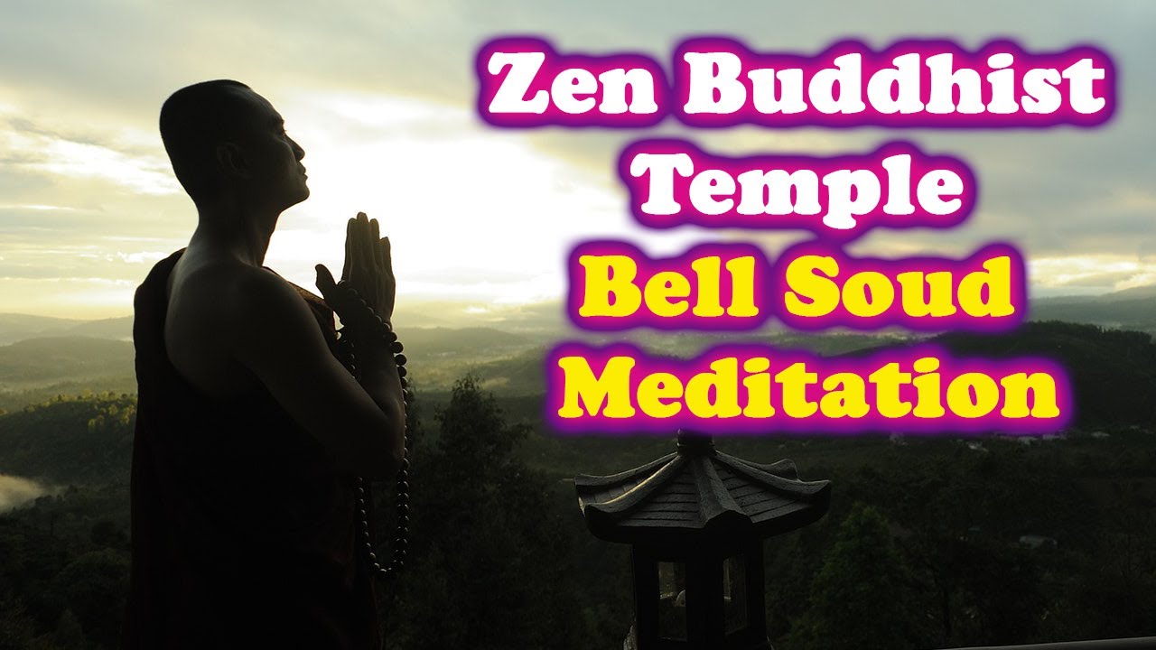 Zen Buddhist Temple Bell and Waterfall Sound for Meditation - YouTube