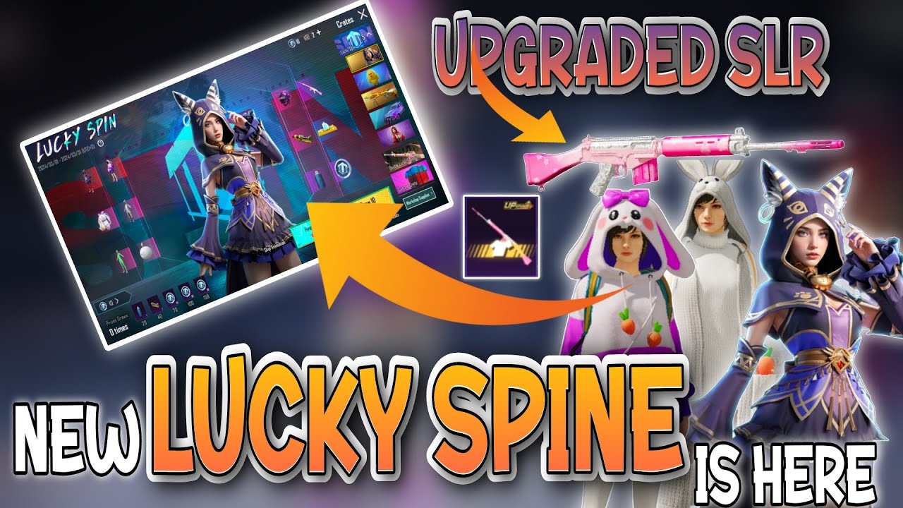 NEW EVENT | UPGRADE SLR | NEW LUCKY SPINE IS HERE | PUBG MOBILE / BGMI ...