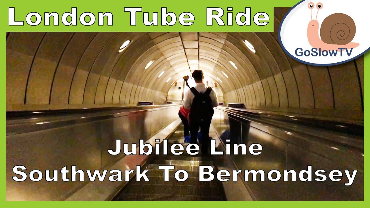 London Underground Tube Ride | Southwark To Bermondsey | Jubilee Line ...
