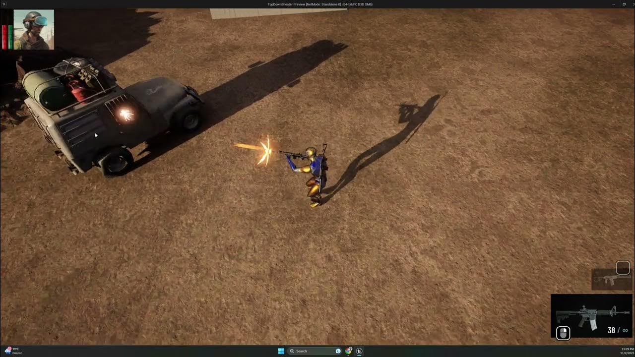 Unreal Engine 5 - Top Down Shooter - Switching Weapon and Bullet Impact - YouTube