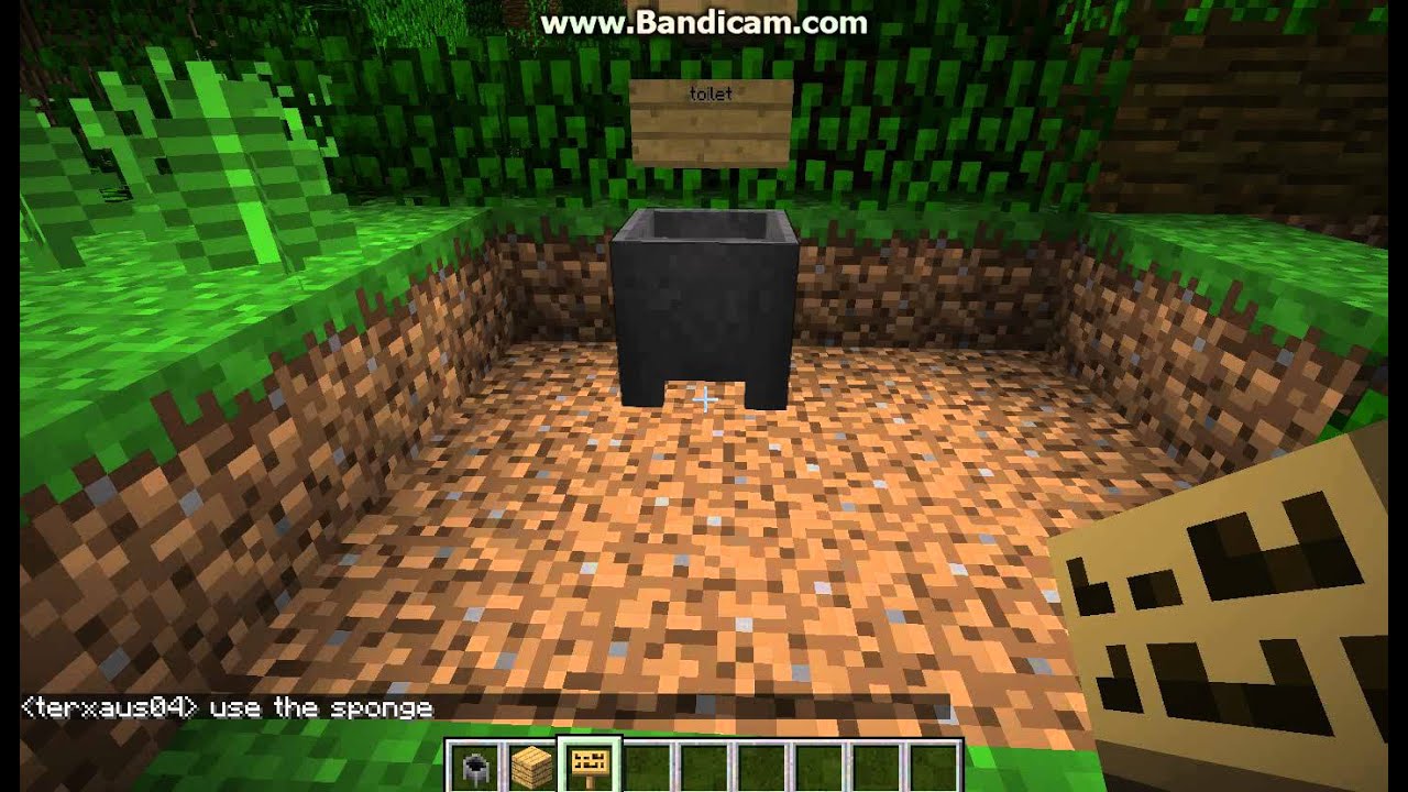 how to pee in minecraft by terxaus04 - YouTube
