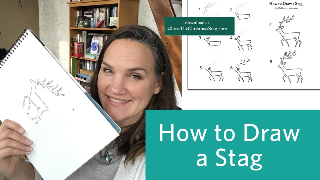 How to Draw a Stag | Drawing for Beginners - YouTube