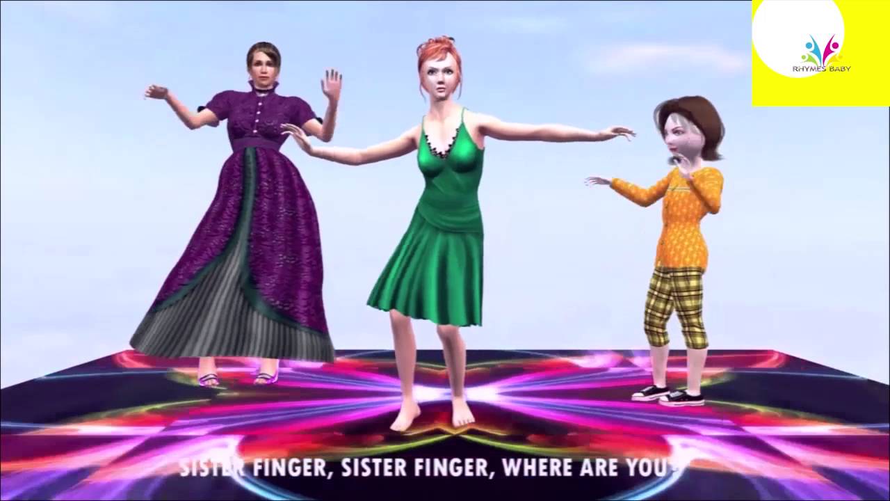 Daddy Finger | Finger Family Song | 3D Finger Family Nursery Rhymes ...