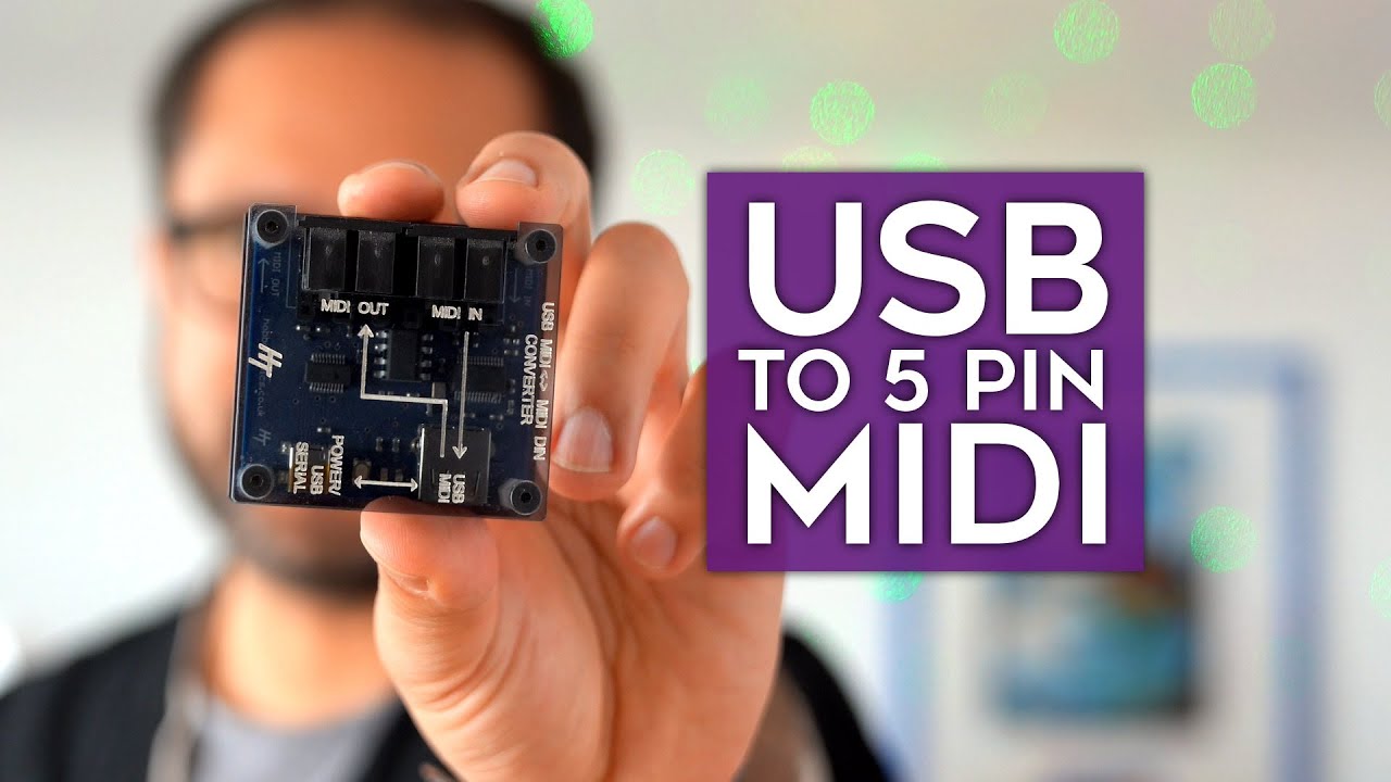 USB to 5 pin MIDI connector (and other common viewer questions answered ...