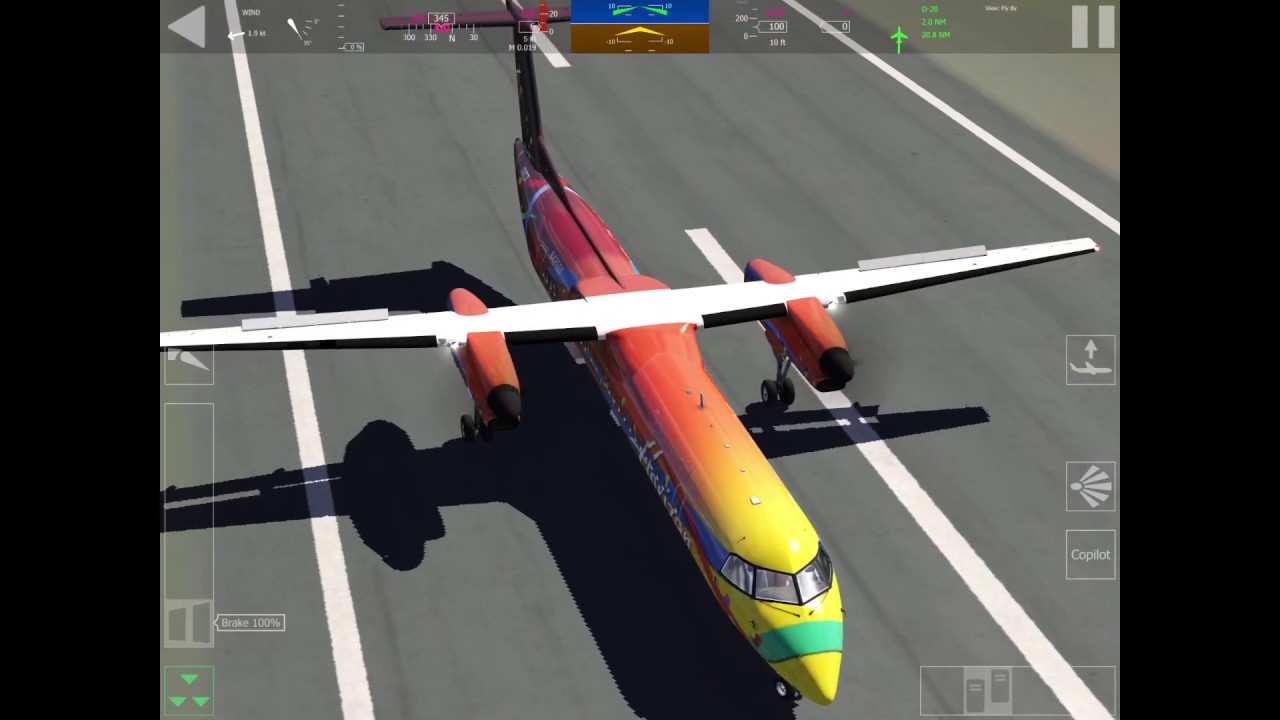 AEROFLY FS 2020 DASH-8 Q400 SHORT FLIGHT - YouTube