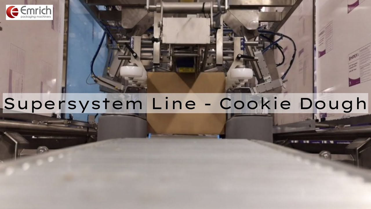 Emrich Packaging Machinery - Supersystem Line - Cookie Dough | Packing ...