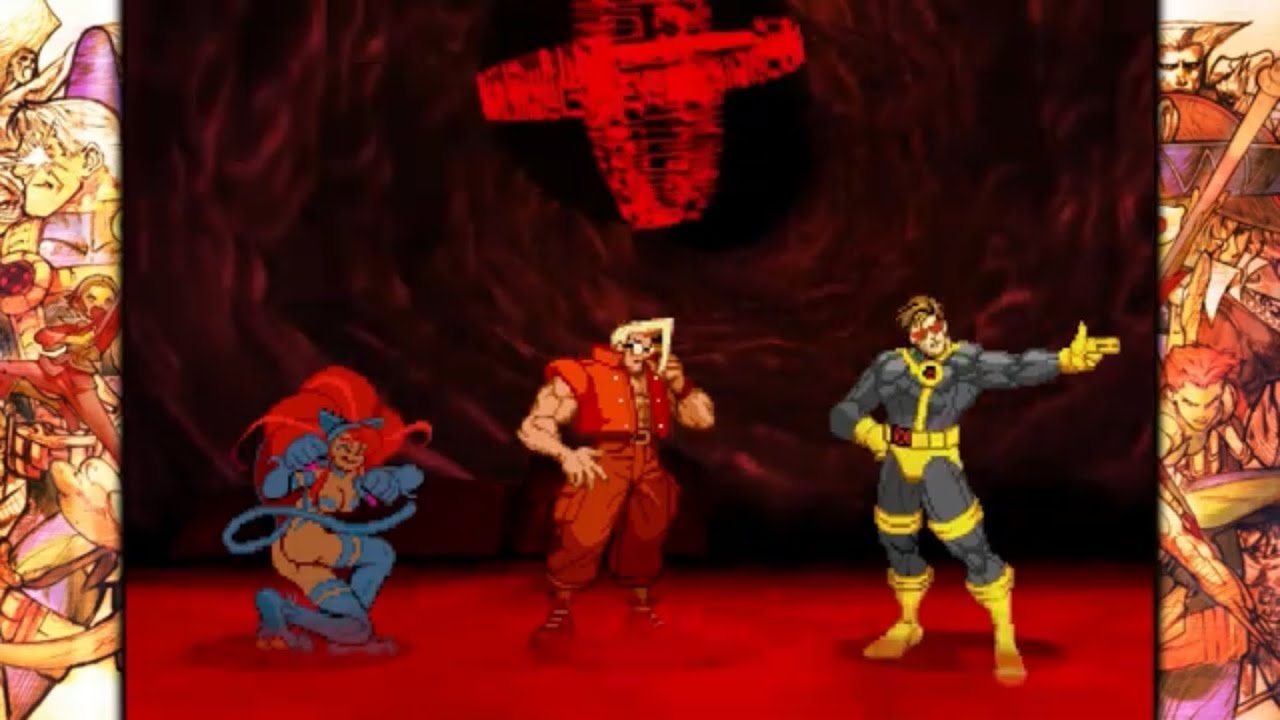 Marvel vs Capcom 2: Cyclops, Charlie, and Felicia arcade playthrough ...