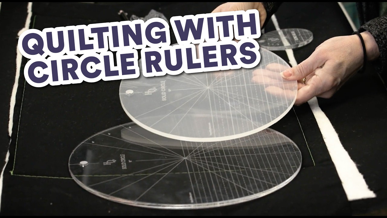 Quilting with Circle Rulers - YouTube