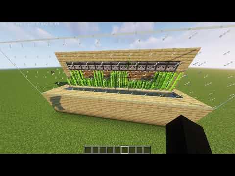 COMMENT FAIRE UNE FERME A CANNE A SUCRE AUTOMATIQUE SUR MINECRAFT ...