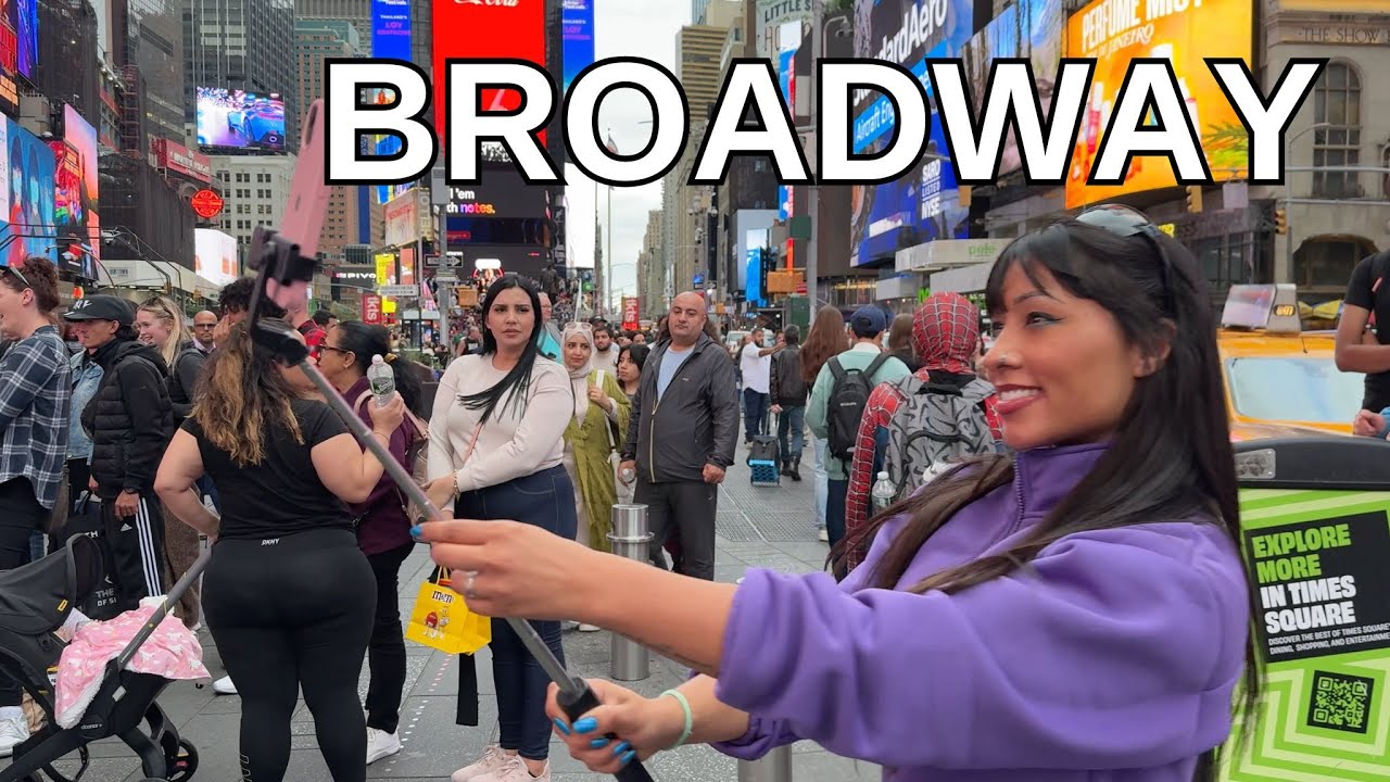 NEW YORK CITY Walking Tour [4K] - BROADWAY - YouTube