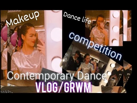 My First Contemporary Dance Competition VLOG+GRWM - YouTube