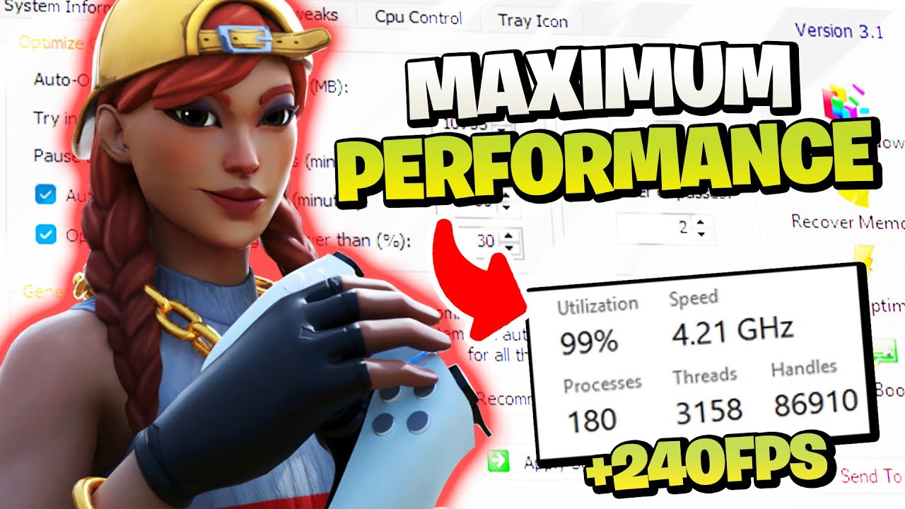Maximize Performance & Boost FPS – Unlock RAM & CPU Performance for ...