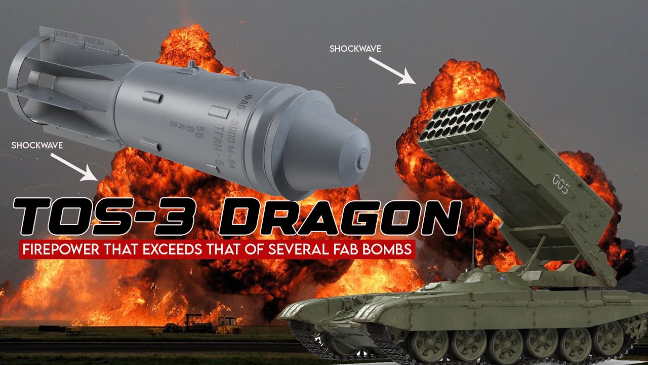 Terrifying!! Russia's latest TOS-3 flamethrower has firepower that ...
