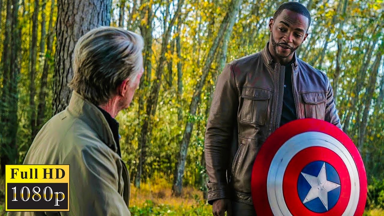 Avengers Endgame (2019) Captain America Gives Shield to Falcon - Best ...