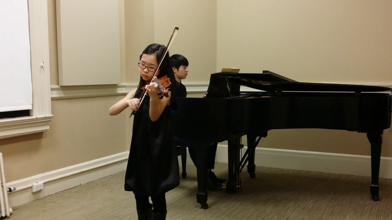 J. B. Accolay violin concerto a minor by Chloe Park - YouTube