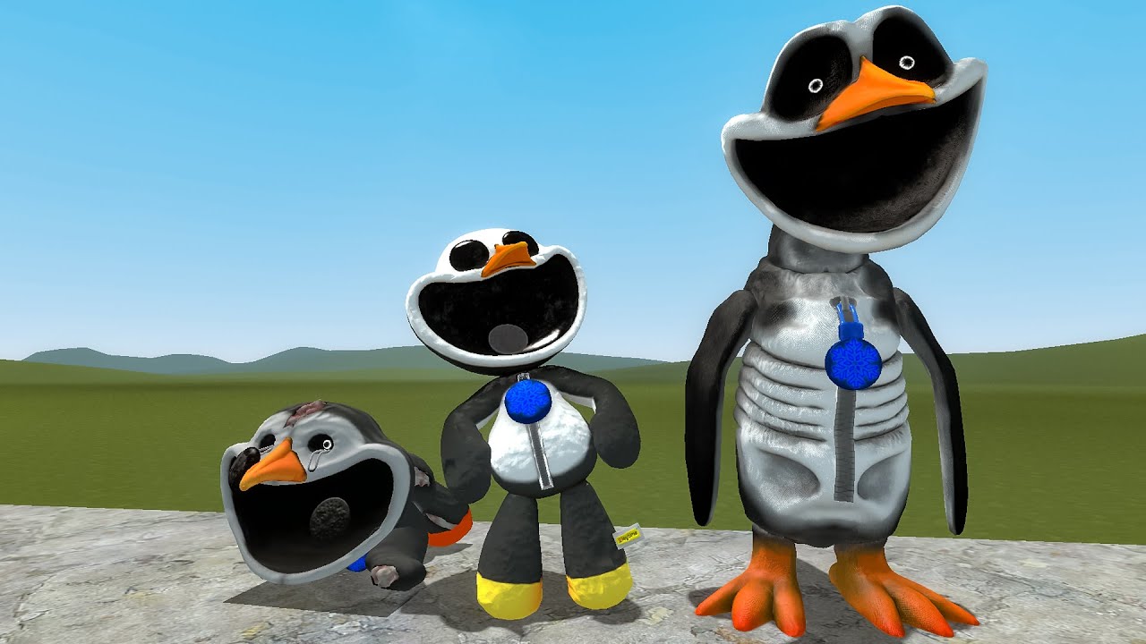 Evolution of new Forgotten Smilling Critters Penguin Poppy Playtime In ...